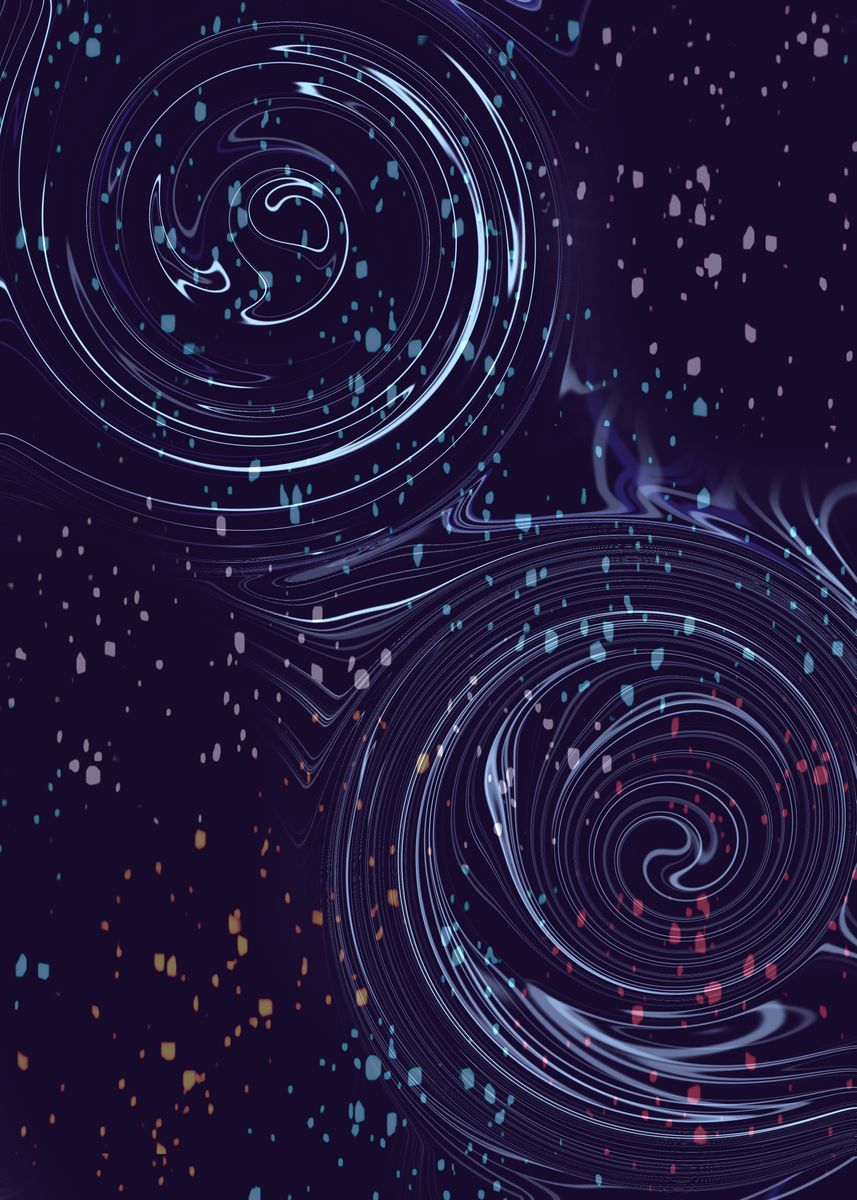 'Abstract light 2' Poster by Pichachu Art | Displate