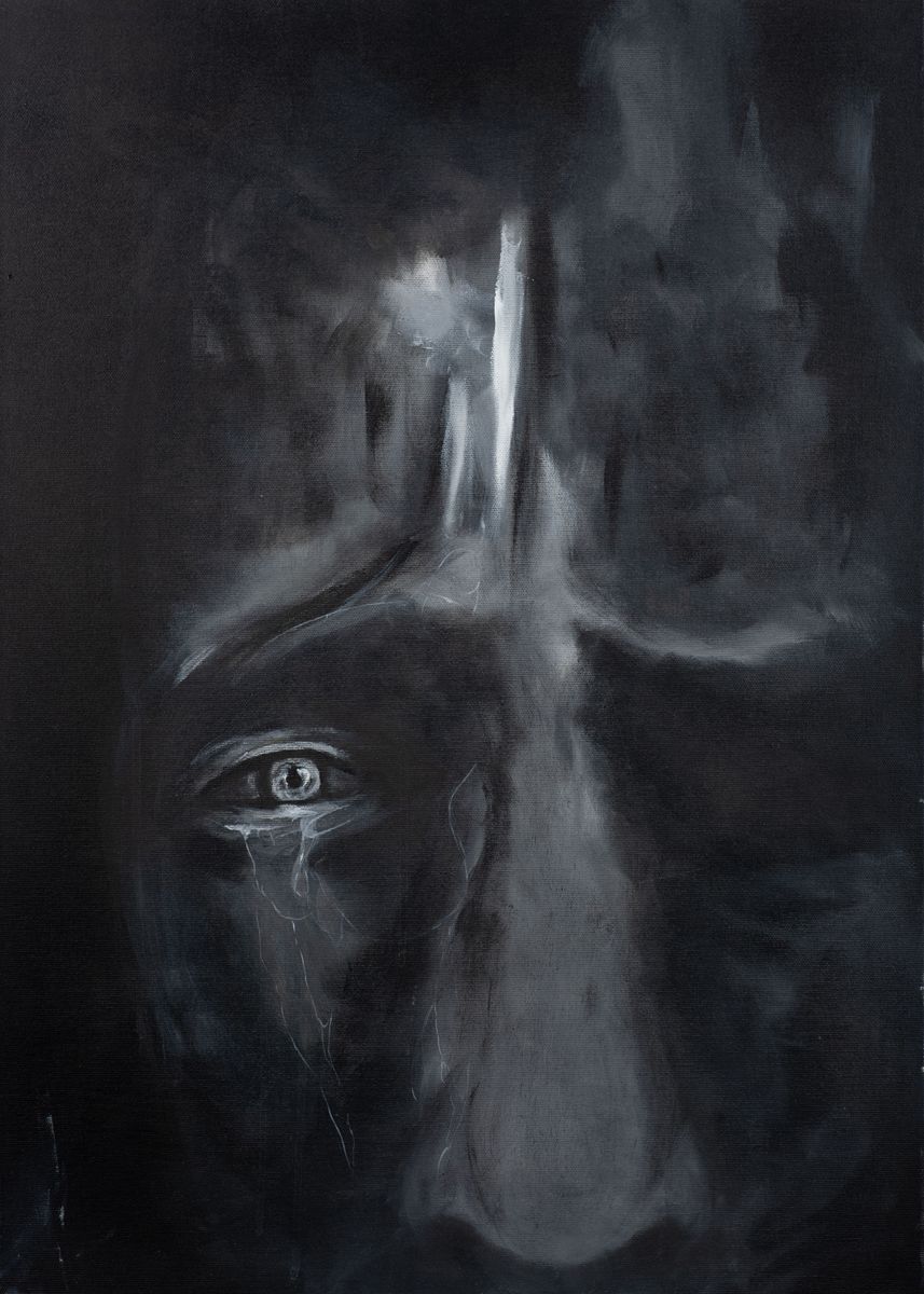 'Tear' Poster, picture, metal print, paint by Lexi | Displate