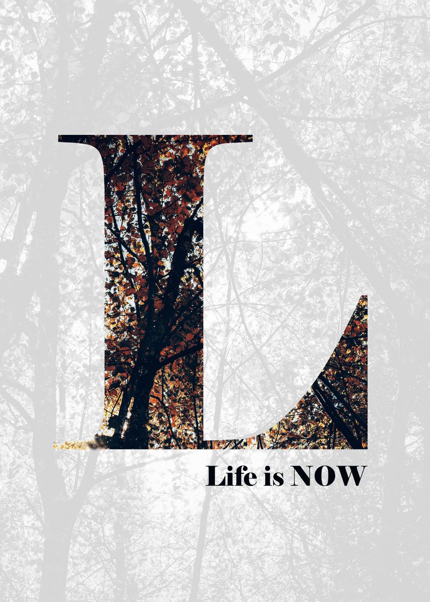 'Life is Now' Poster, picture, metal print, paint by sudevi sen | Displate