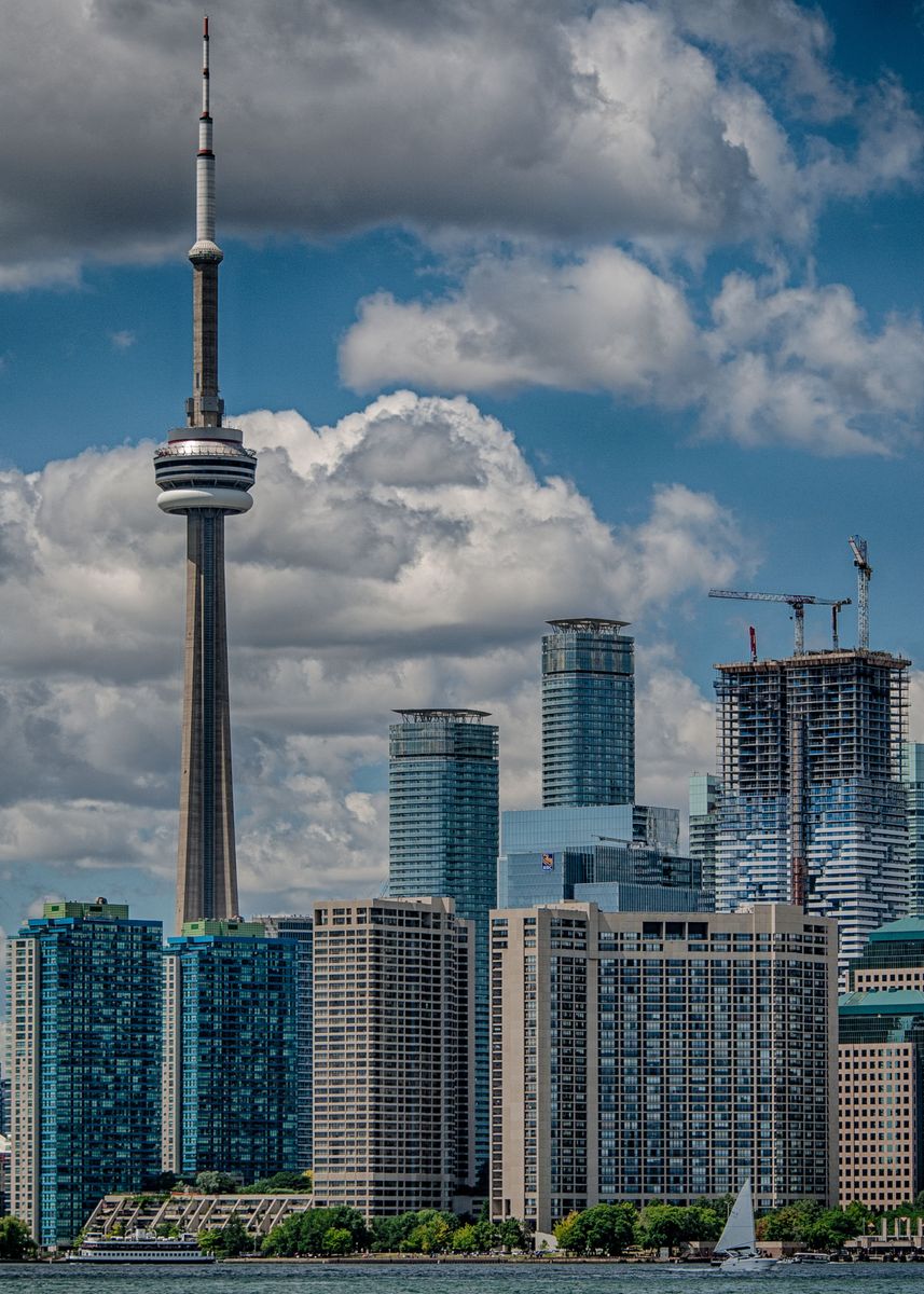 'Toronto towers' Poster, picture, metal print, paint by Marco Moroni ...