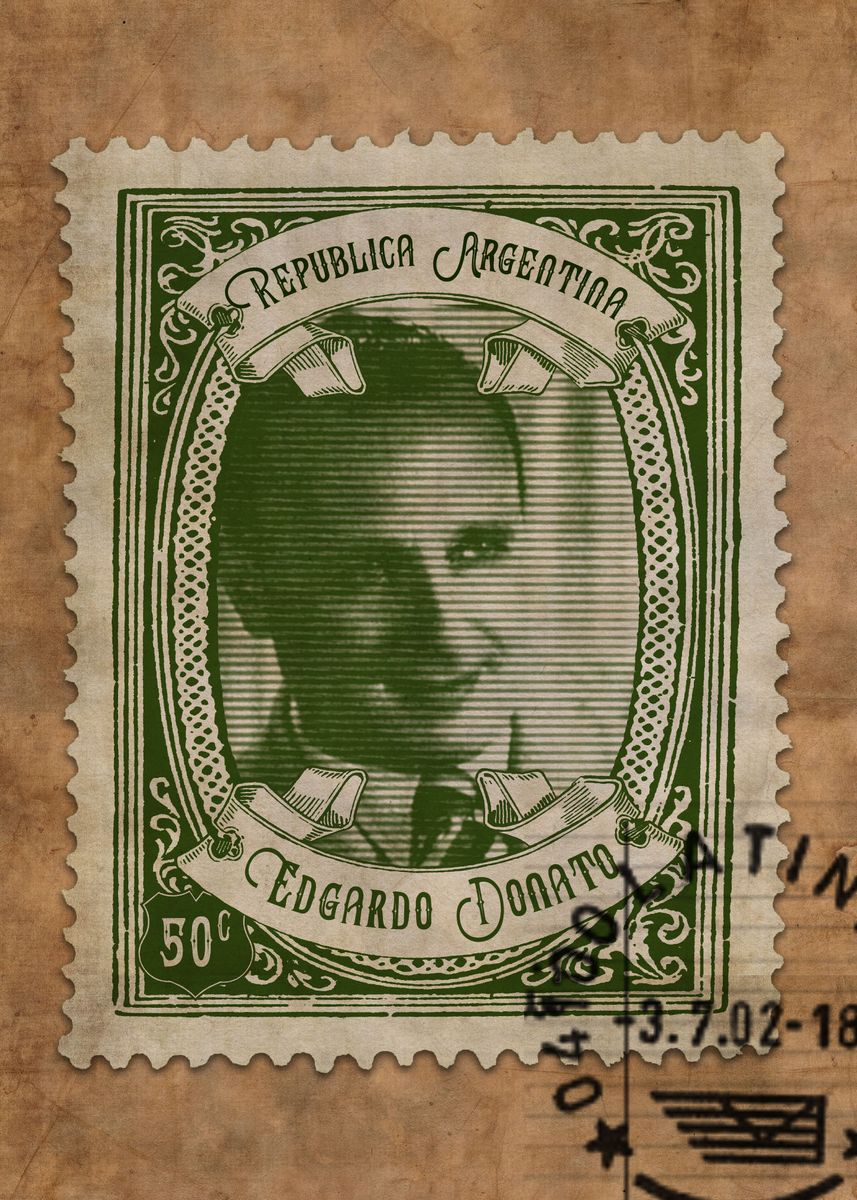 'Edgardo Donato' Poster, picture, metal print, paint by Petra ...