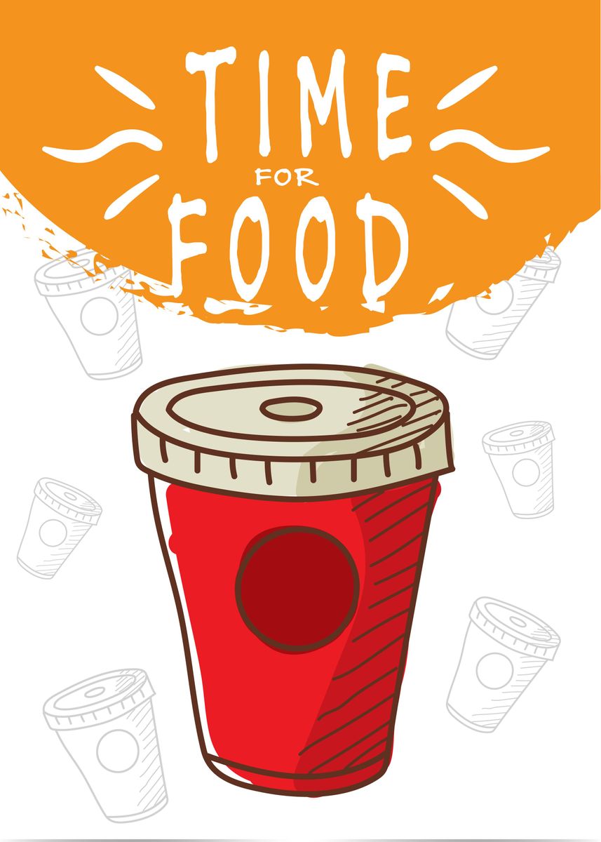 'Time for food coca' Poster, picture, metal print, paint by Nguyen ...