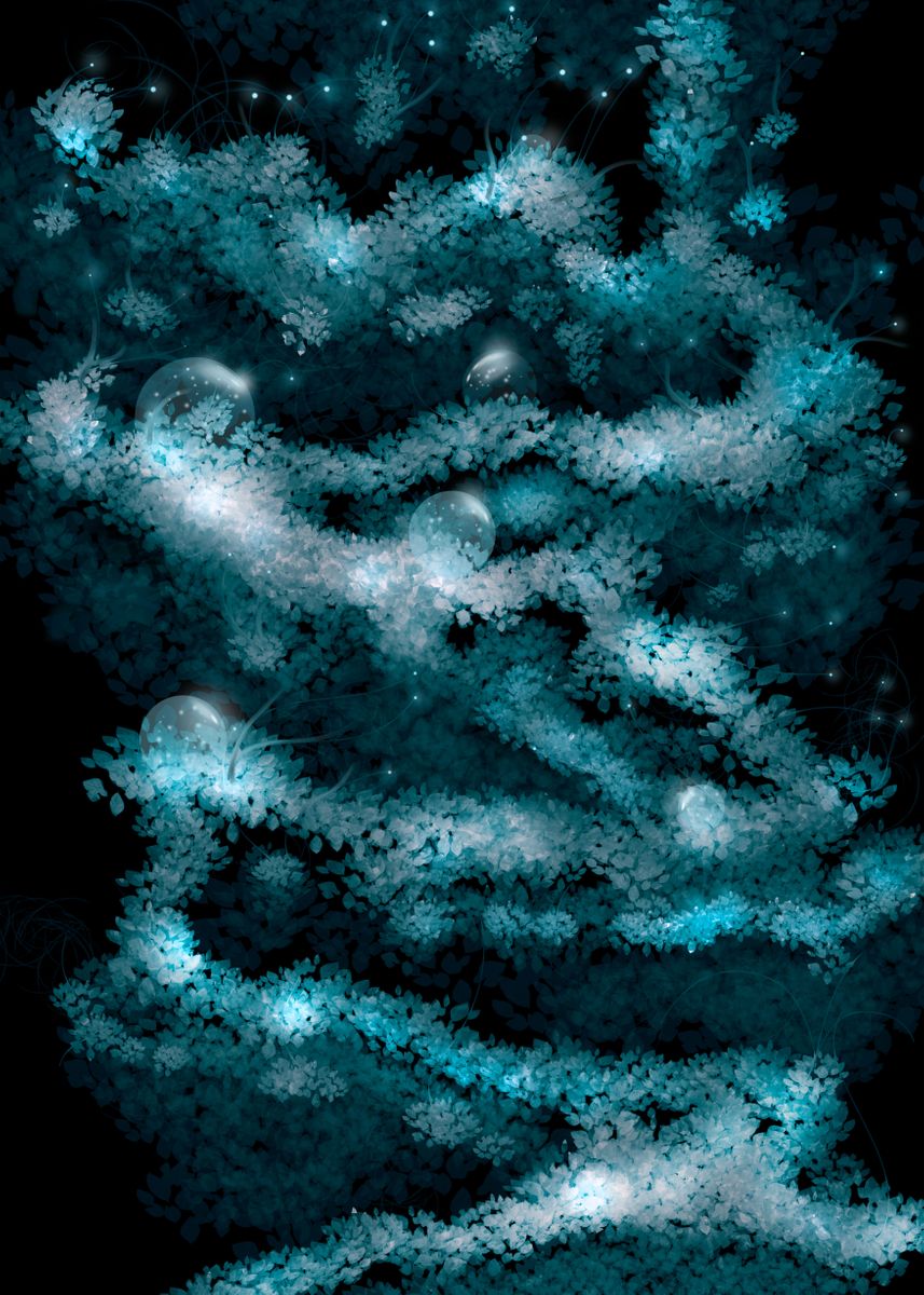 'Firefly Trail' Poster by Massimiliano Melato | Displate