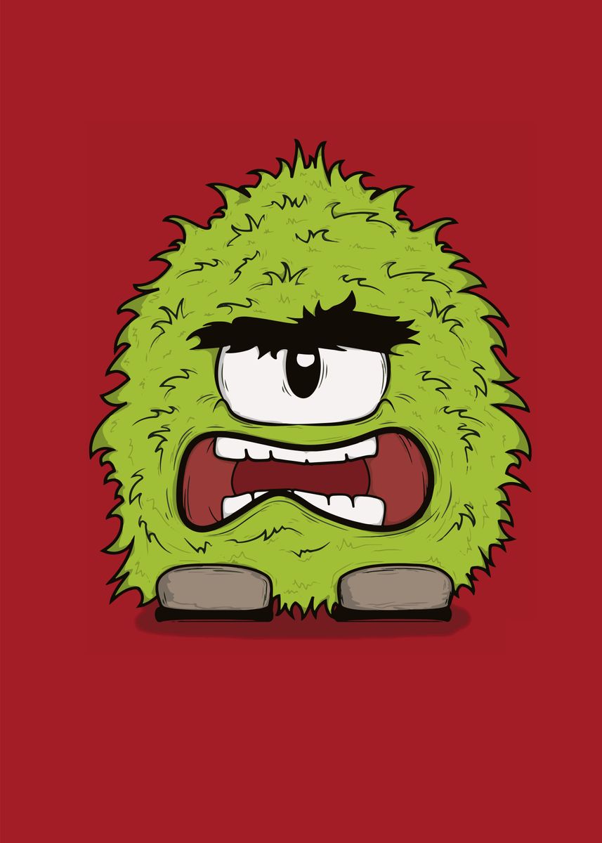 'GRAN VERDE MONSTER' Poster by mayel palacios lopez | Displate