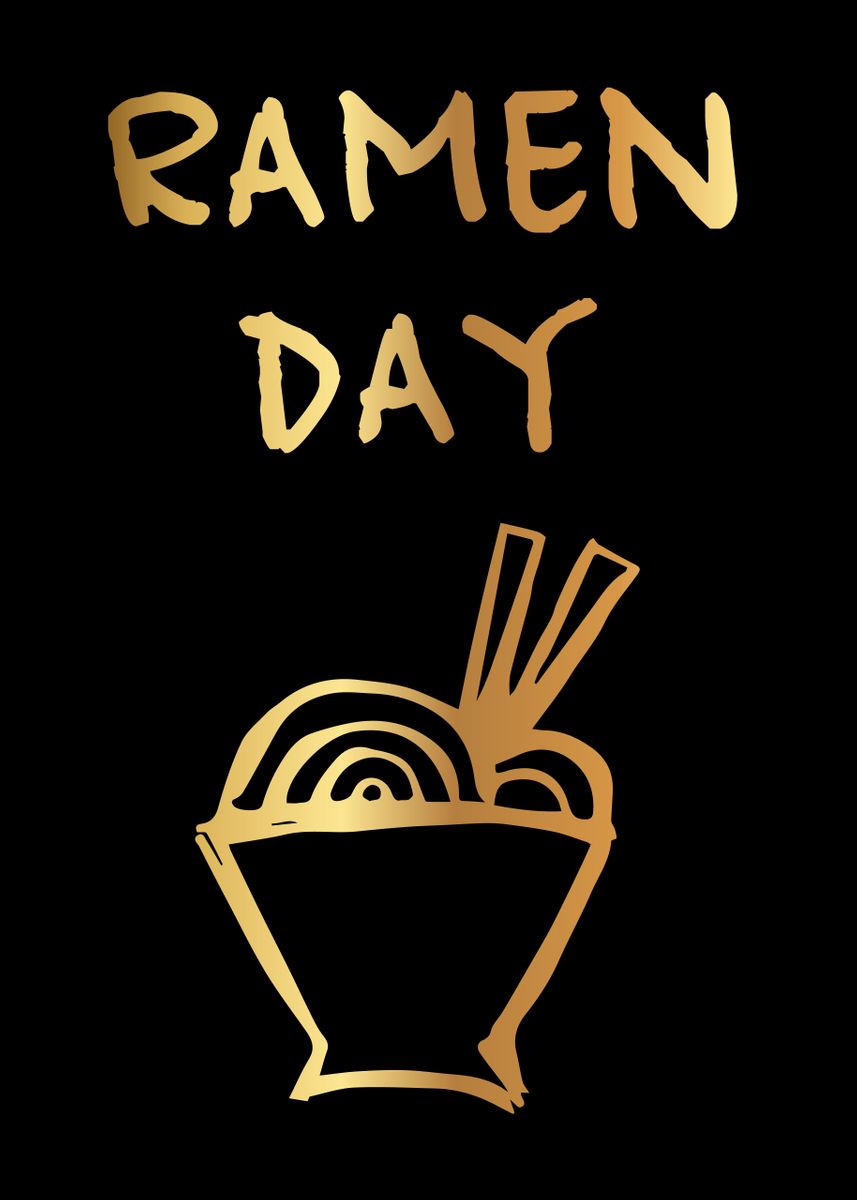 'Ramen Food Day 8' Poster by Maricris M | Displate