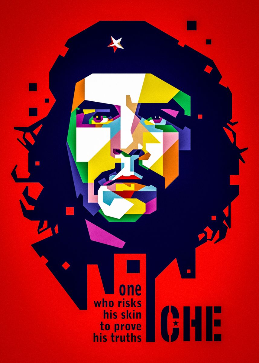 'che' Poster, picture, metal print, paint by Popart PosterS | Displate