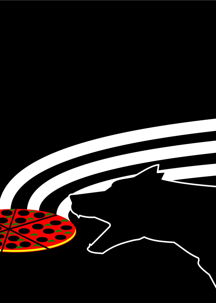 'Frisbee Pizza ' Poster by | Displate