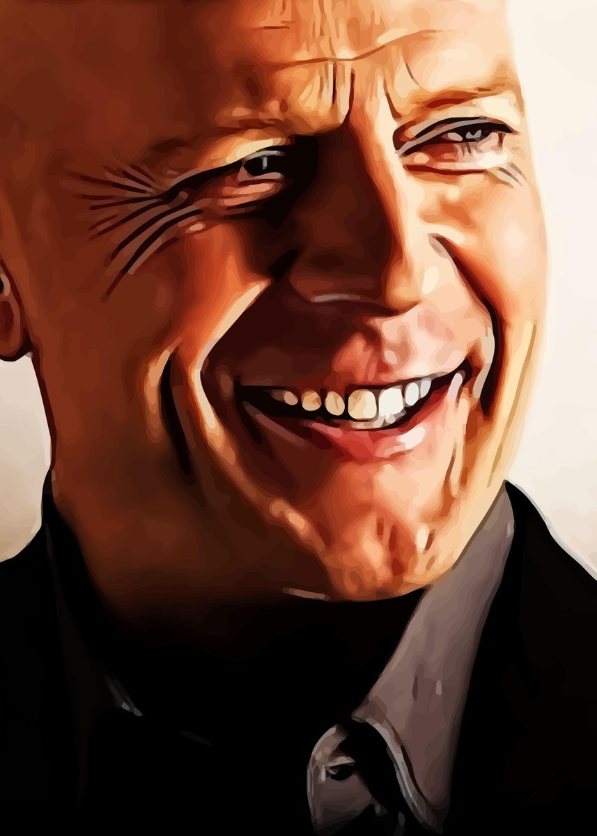 'Bruce' Poster, picture, metal print, paint by Tom Cage | Displate