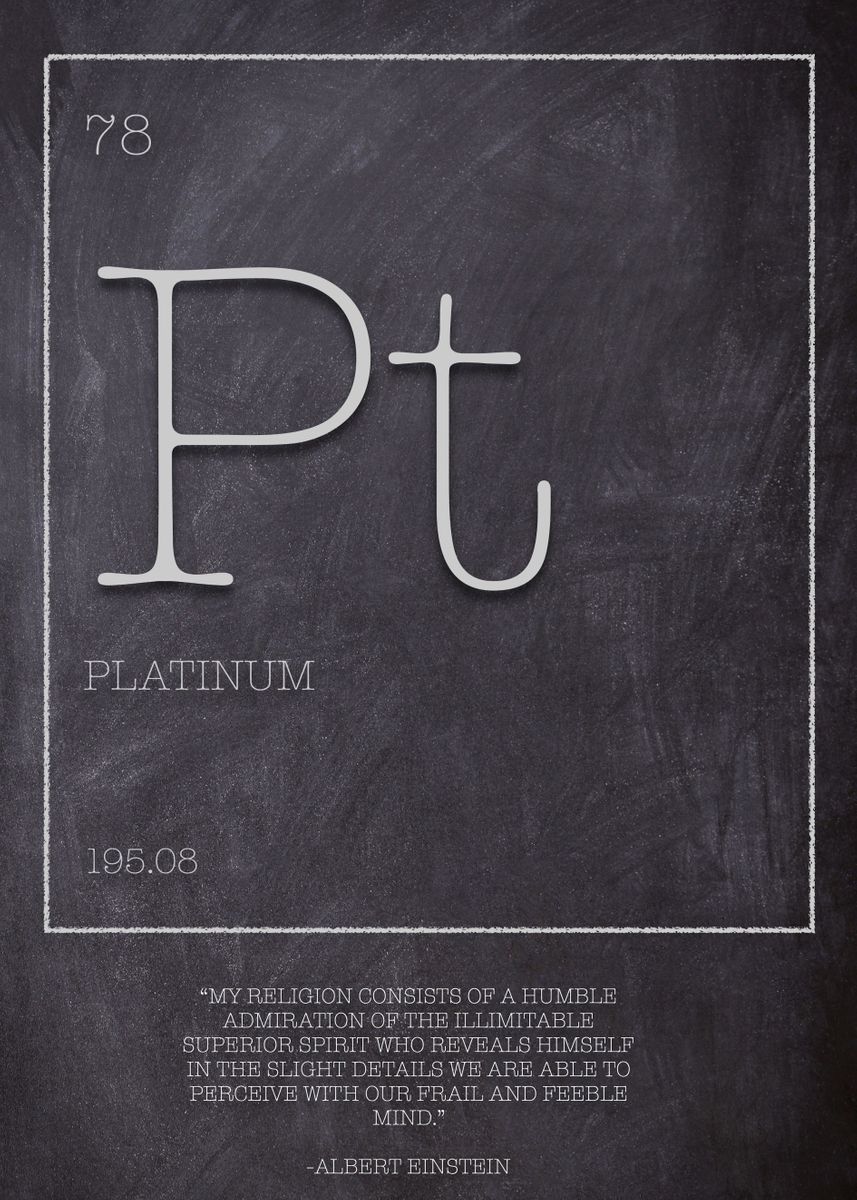 'Platinum' Poster, picture, metal print, paint by Chad Clarke | Displate