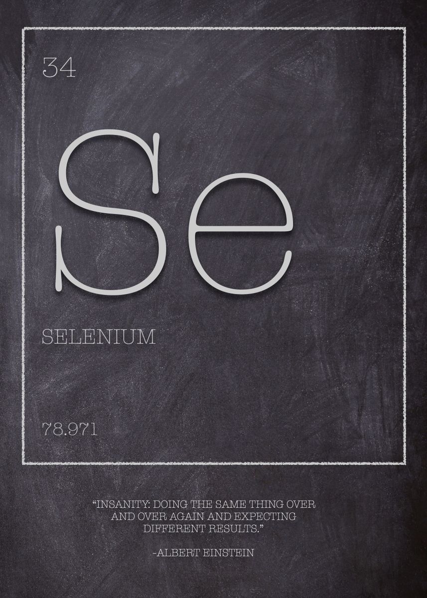 'Selenium' Poster, picture, metal print, paint by Chad Clarke | Displate