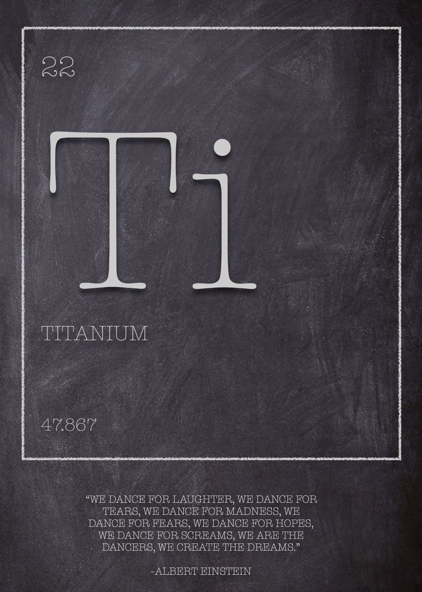 'Titanium' Poster, picture, metal print, paint by Chad Clarke | Displate