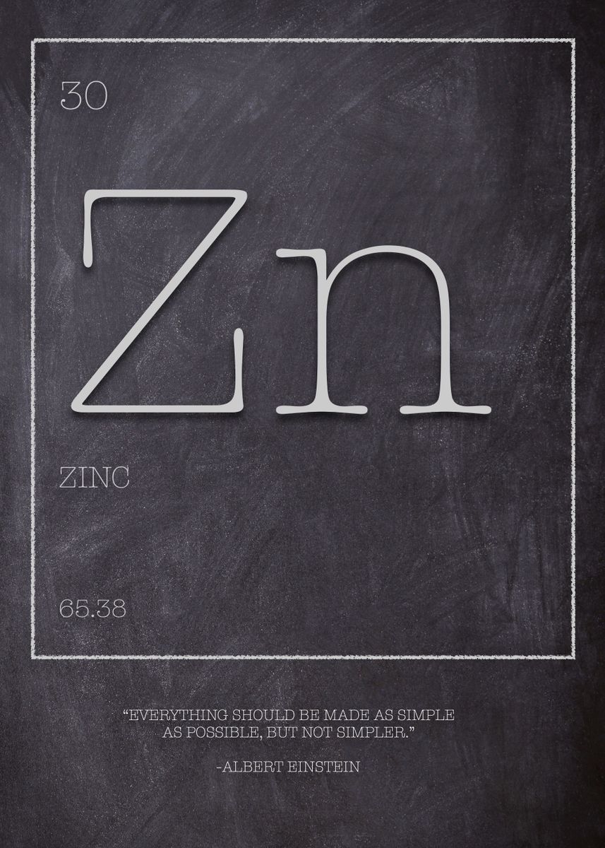 'Zinc' Poster by Chad Clarke | Displate