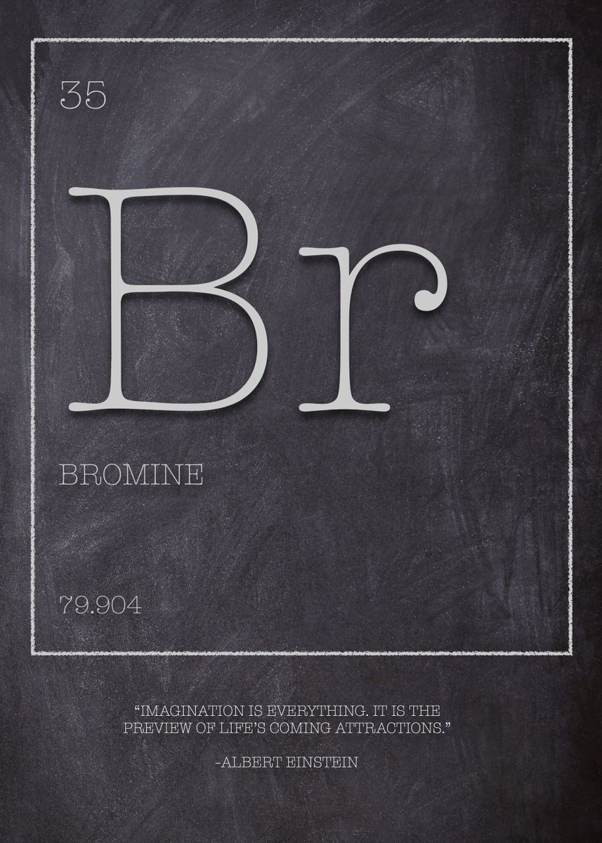 'Bromine' Poster by Chad Clarke | Displate