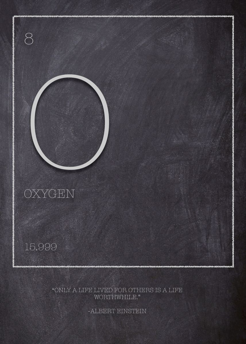 'Oxygen ' Poster, picture, metal print, paint by Chad Clarke | Displate