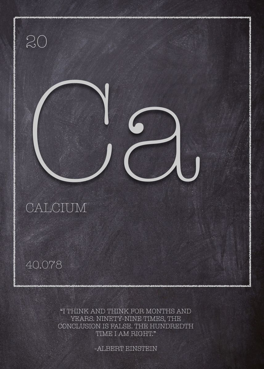 'Calcium' Poster by Chad Clarke | Displate