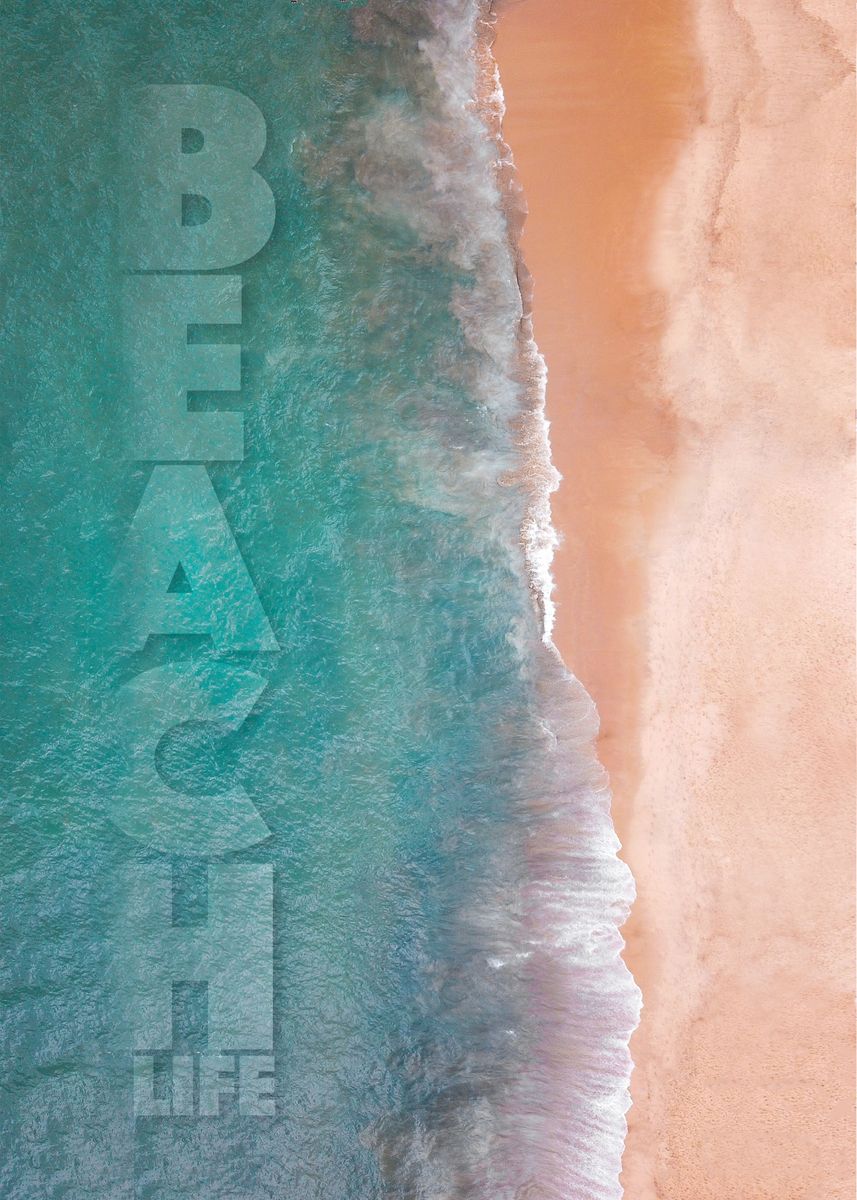 'Beach Life' Poster by arnashia designs | Displate