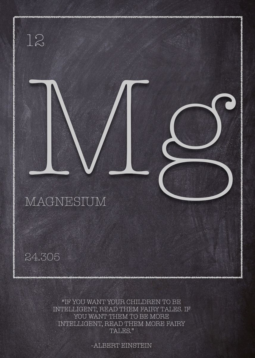 'Magnesium' Poster, picture, metal print, paint by Chad Clarke | Displate