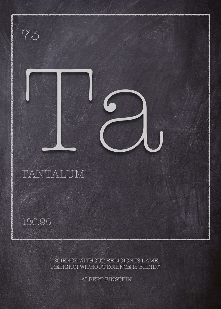 'Tantalium' Poster, picture, metal print, paint by Chad Clarke | Displate