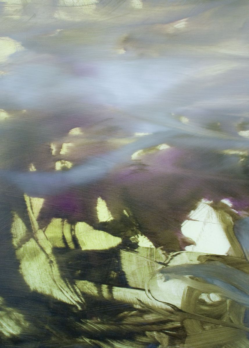 'Im Wasser 1q left' Poster by Wolfgang Sinwel | Displate