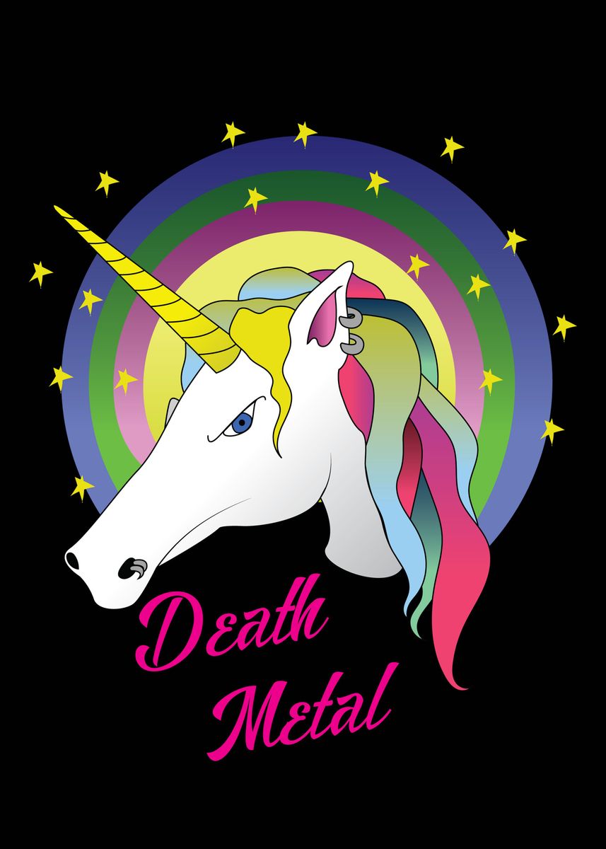 'death metal' Poster, picture, metal print, paint by Aira Tan | Displate