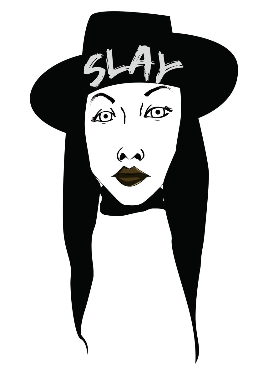 'Slay' Poster, picture, metal print, paint by Aira Tan | Displate