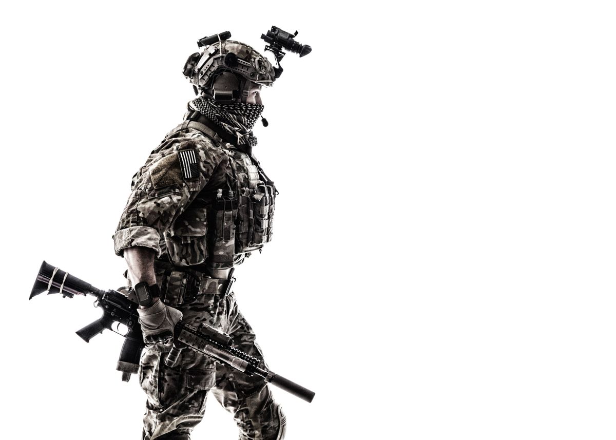 'Army Ranger' Poster by Getmilitaryphotos Pro | Displate