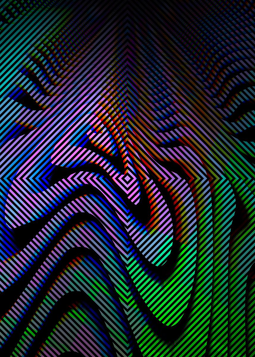 'Chaos' Poster by Amber dm Nicol | Displate