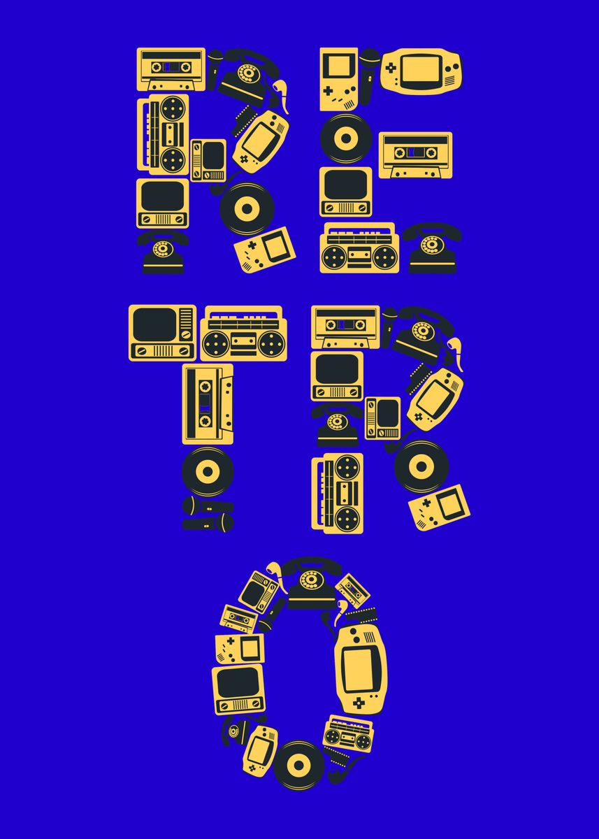 'Retro Tool' Poster by Ralph Frankenberg | Displate