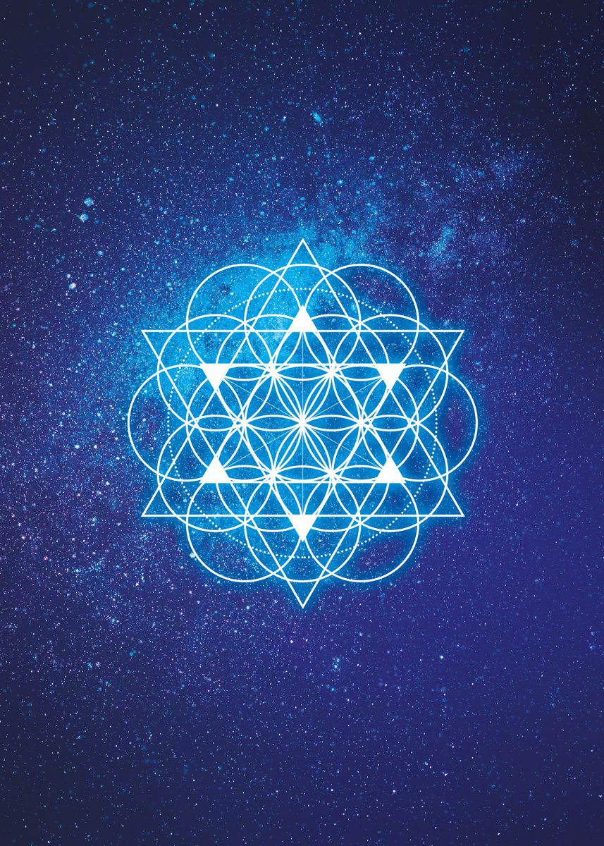 'Sacred Geometry' Poster, picture, metal print, paint by styleWish ...