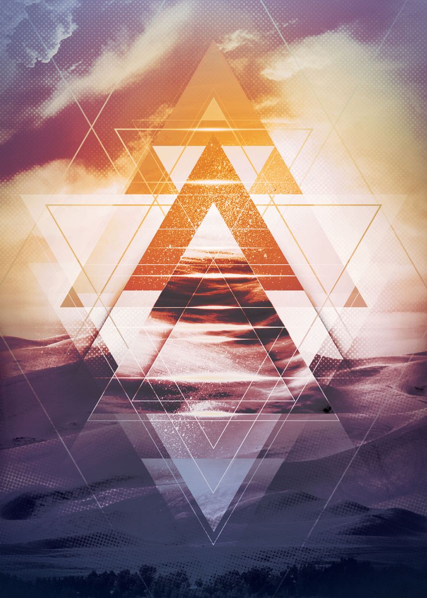 'Future Landscape' Poster, picture, metal print, paint by styleWish ...