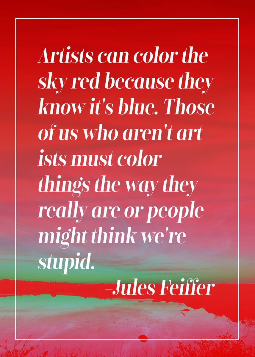 'Red Sky' Poster, picture, metal print, paint by Anthony Brian ...