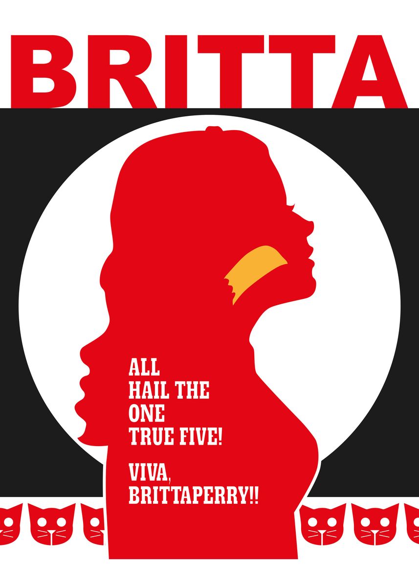 'BRITTA' Poster, picture, metal print, paint by Retro Freak | Displate