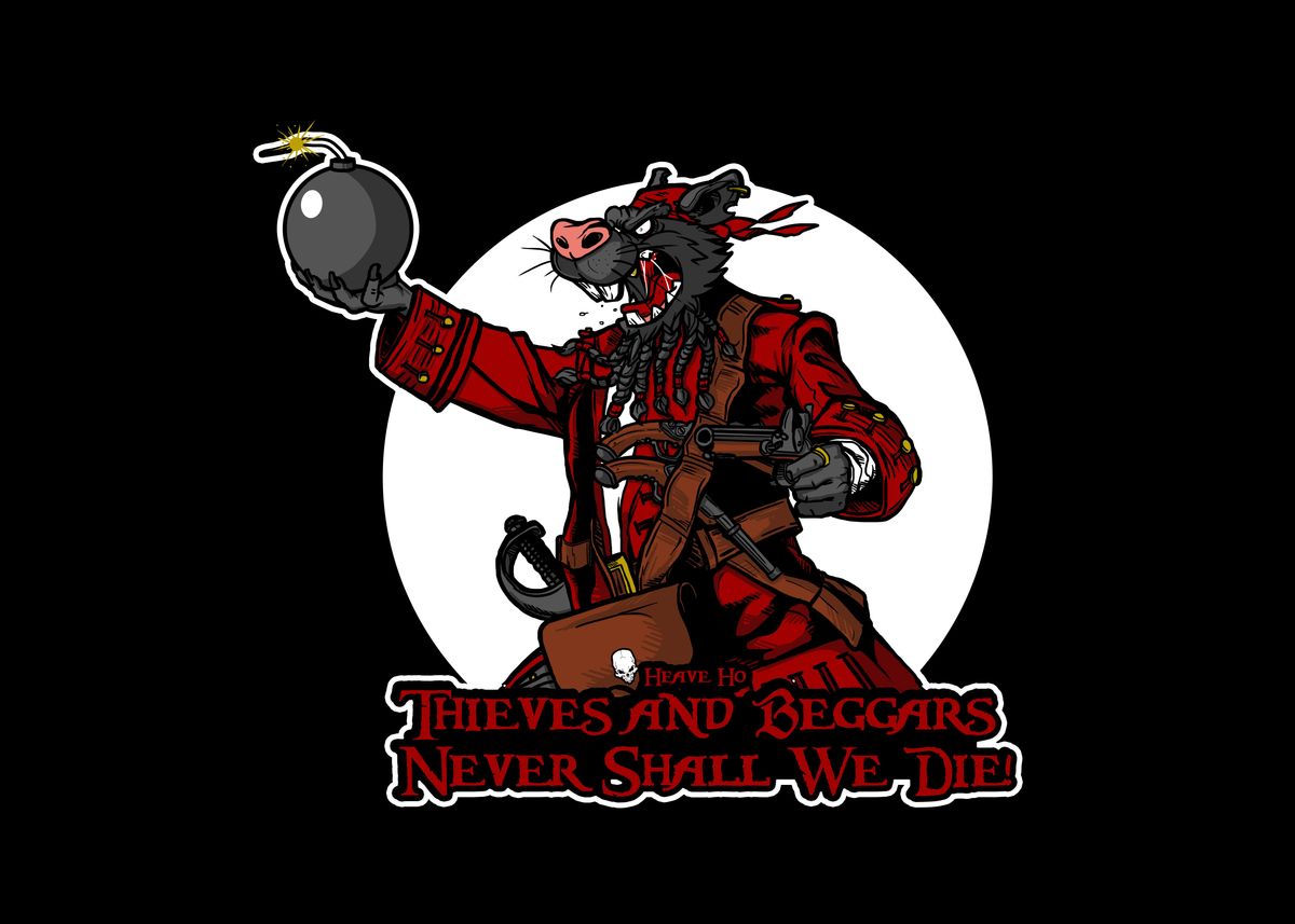 'Rata Pirata' Poster by Andrej Dusic | Displate