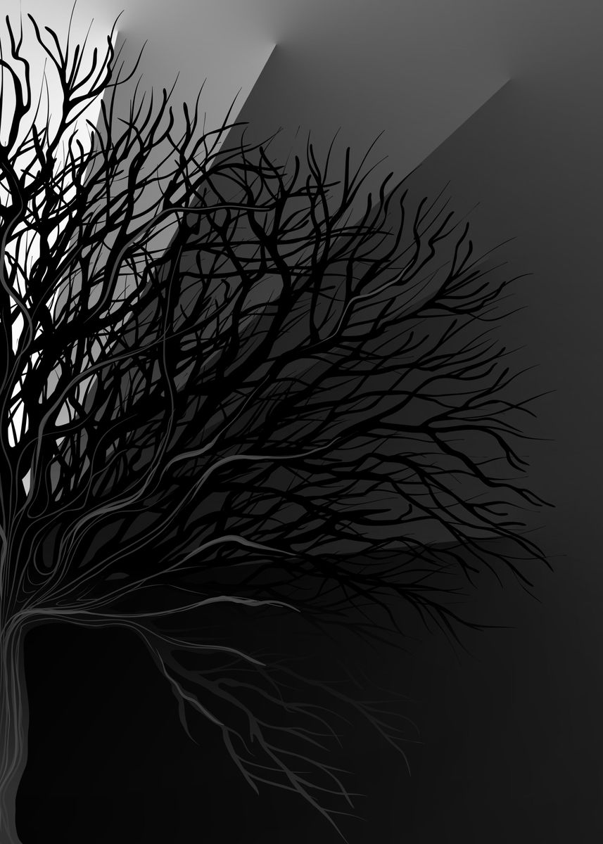 'Nature Tree' Poster, picture, metal print, paint by Archist Design ...