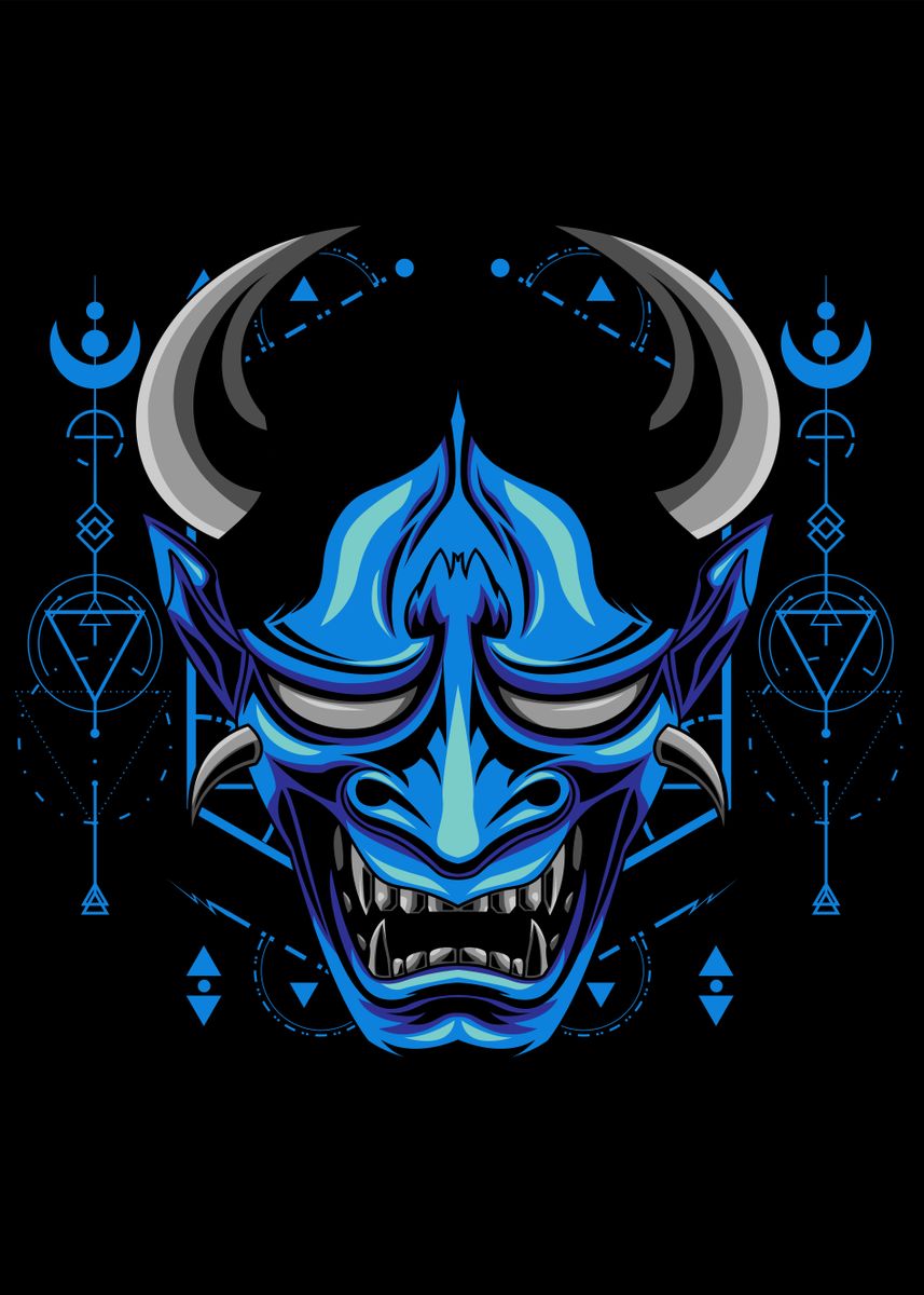 'HANYA GEOMETRIC' Poster, picture, metal print, paint by arif purnomo ...