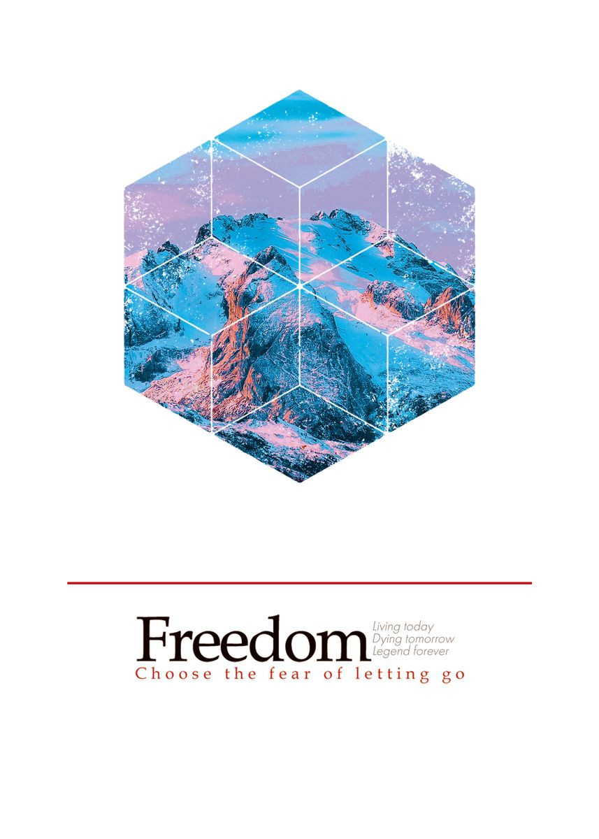 'Freedom' Poster, picture, metal print, paint by Jan Pastoor | Displate