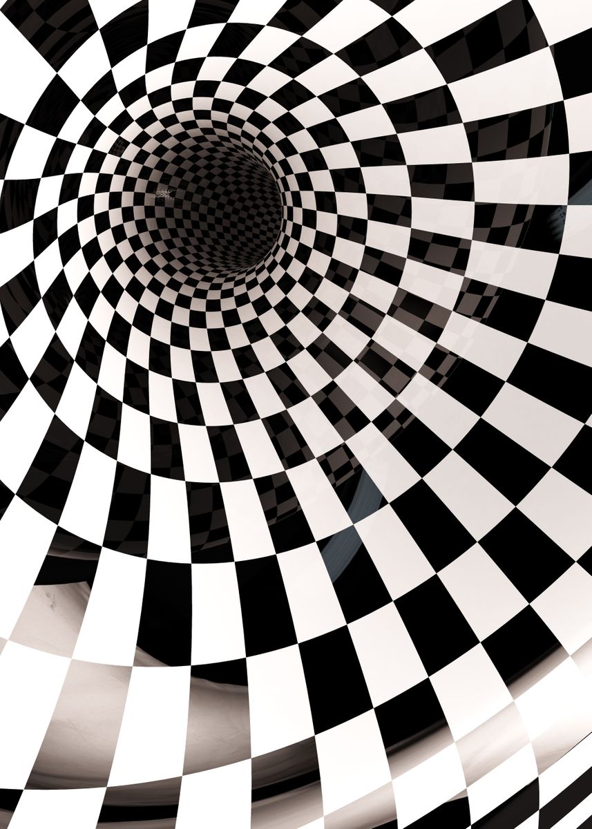 'The Wormhole' Poster, picture, metal print, paint by Aivaras Grauzinis ...
