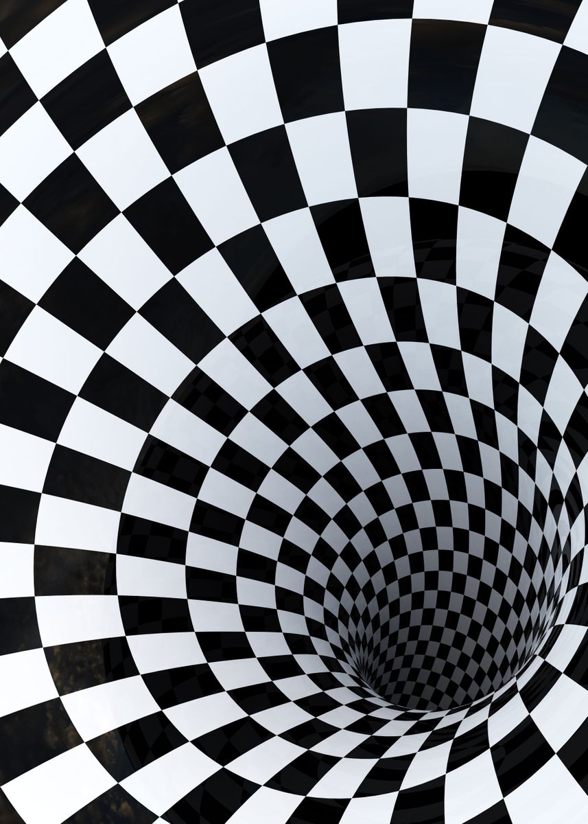 'The Wormhole' Poster, picture, metal print, paint by Aivaras Grauzinis ...
