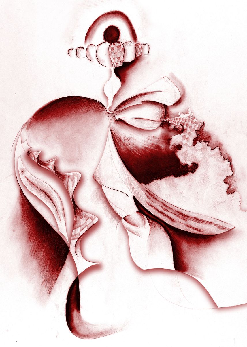 'Crying Stream' Poster by CJ Artist | Displate