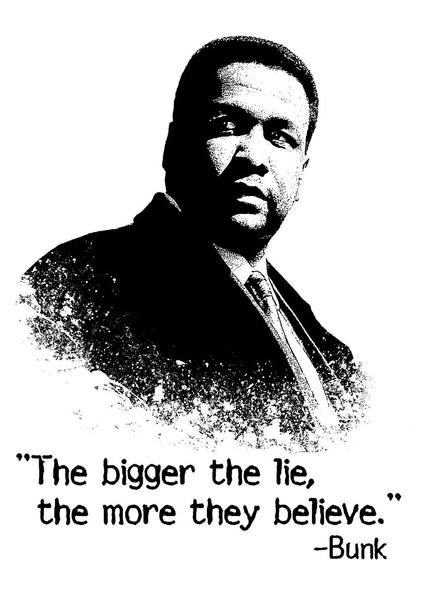 'The bigger the lie' Poster, picture, metal print, paint by Carlos ...