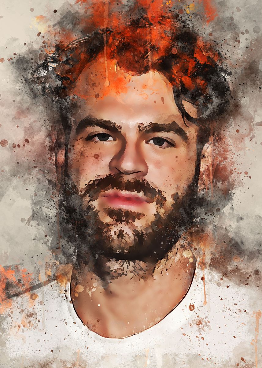 'Alex Pall' Poster, picture, metal print, paint by Andi Permana | Displate