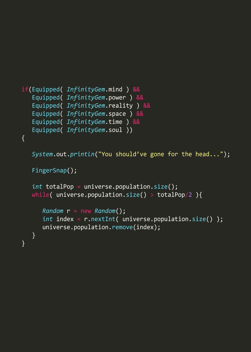 'Infinity Gems in Java' Poster, picture, metal print, paint by Jet ...