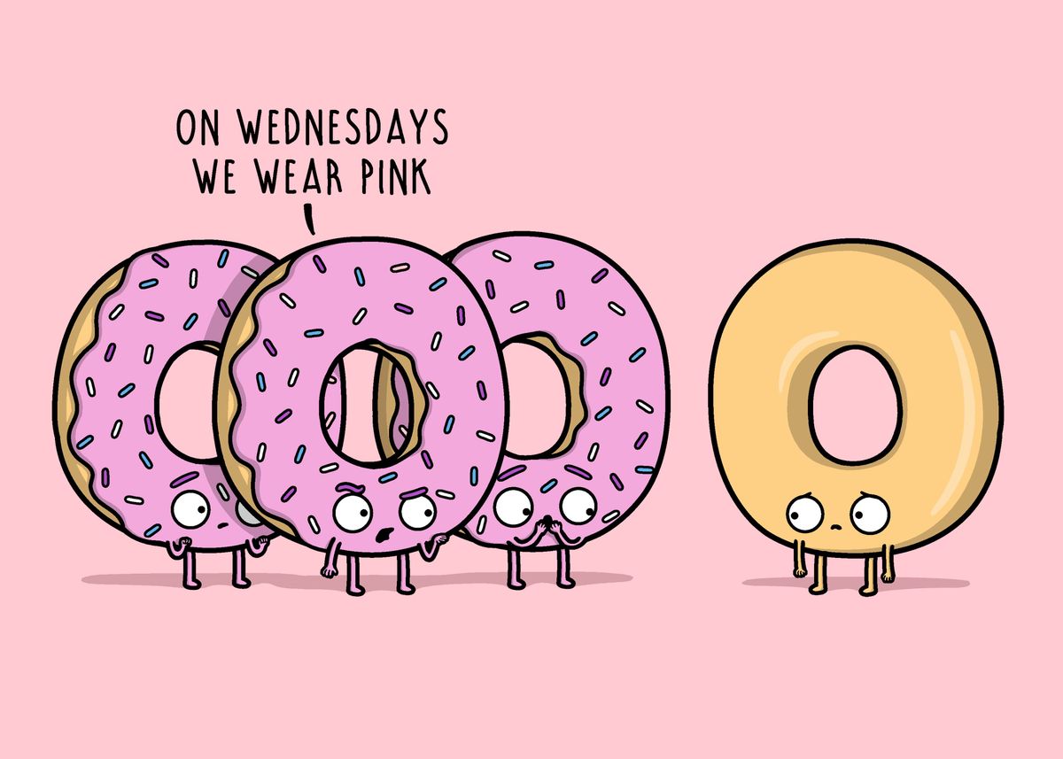 'Pink Wednesday' Poster by Rafael Jurado Castillo | Displate