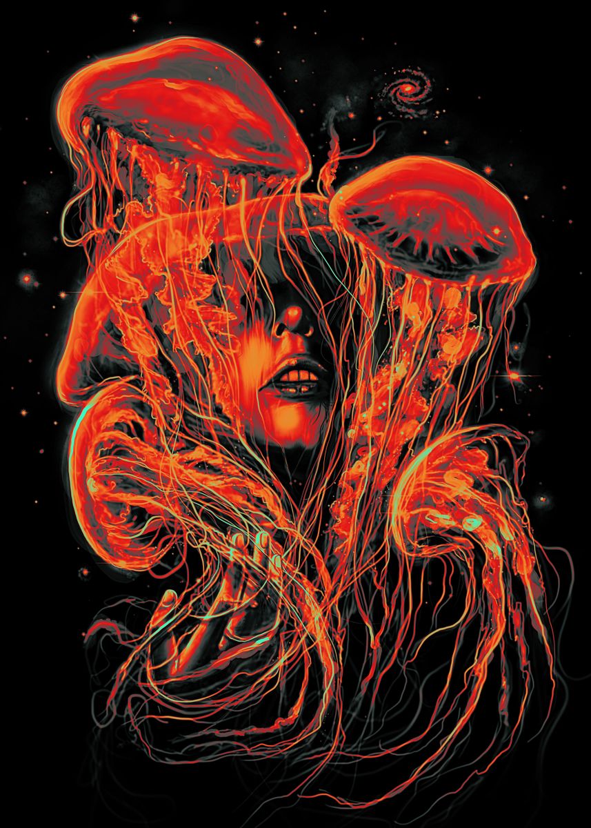 'A Beautiful Delusion' Poster, picture, metal print, paint by Nicebleed ...