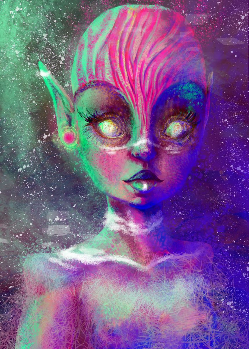 'Mother universe' Poster by Julijana Pavlovic | Displate