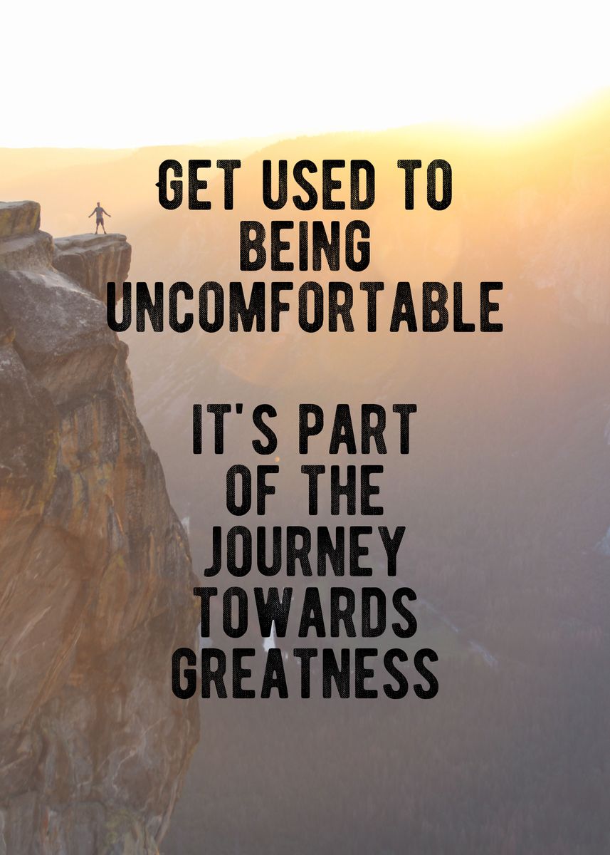 'Journey Towards Greatness' Poster, picture, metal print, paint by ...