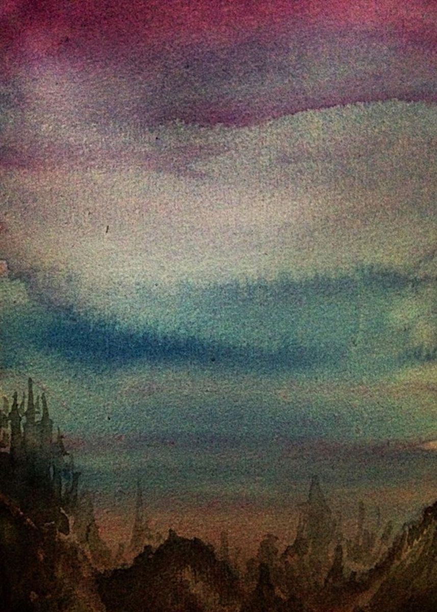 'Farther away ' Poster, picture, metal print, paint by Andrei Arrieta | Displate