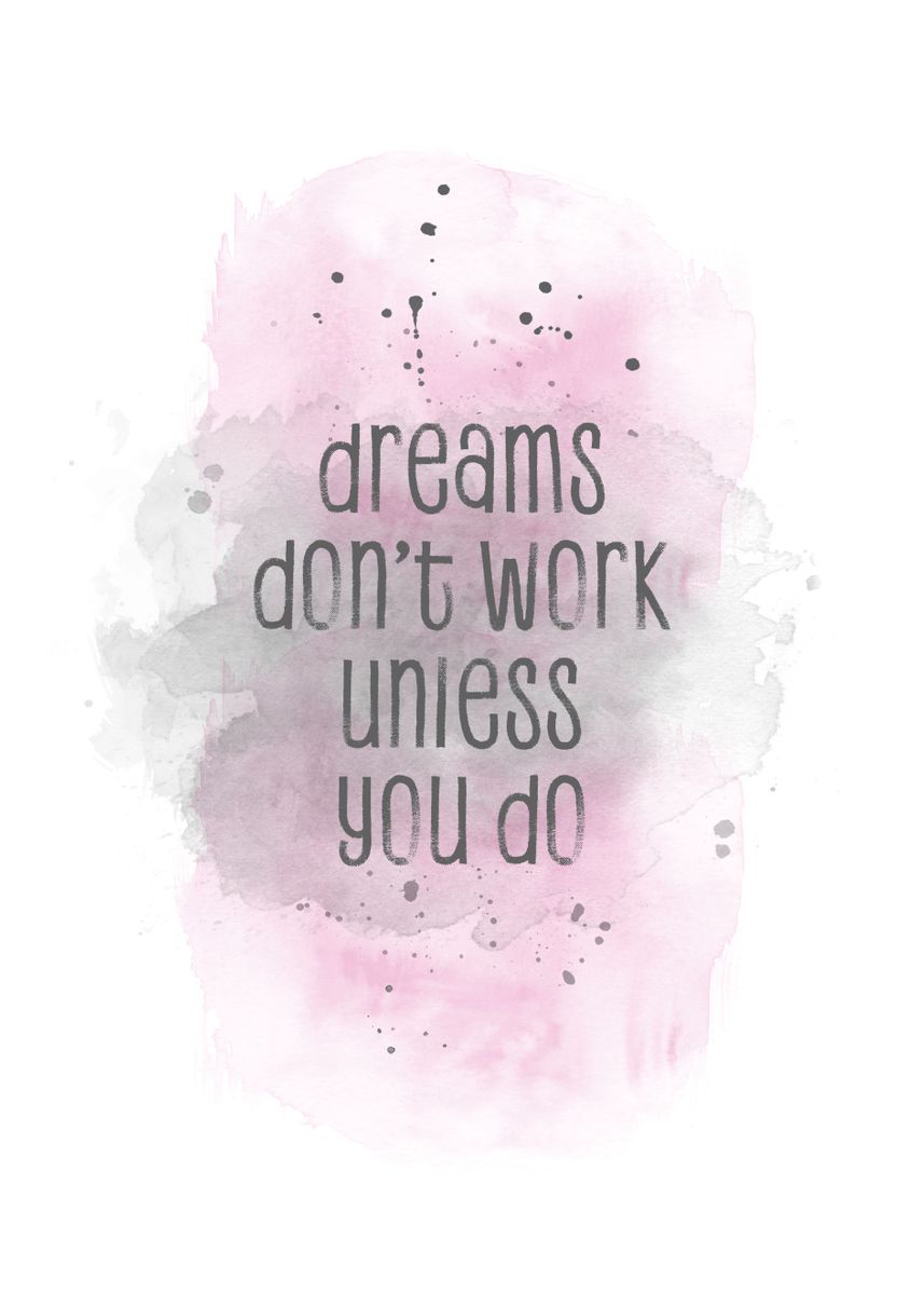 'TEXT ART Success ' Poster by Melanie Viola | Displate