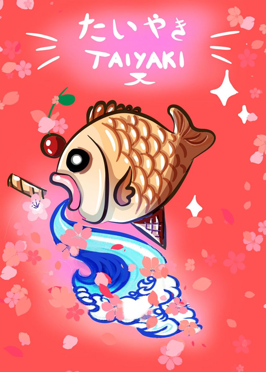 'TAIYAKI' Poster, picture, metal print, paint by 5cab5d5cdfdc5 | Displate