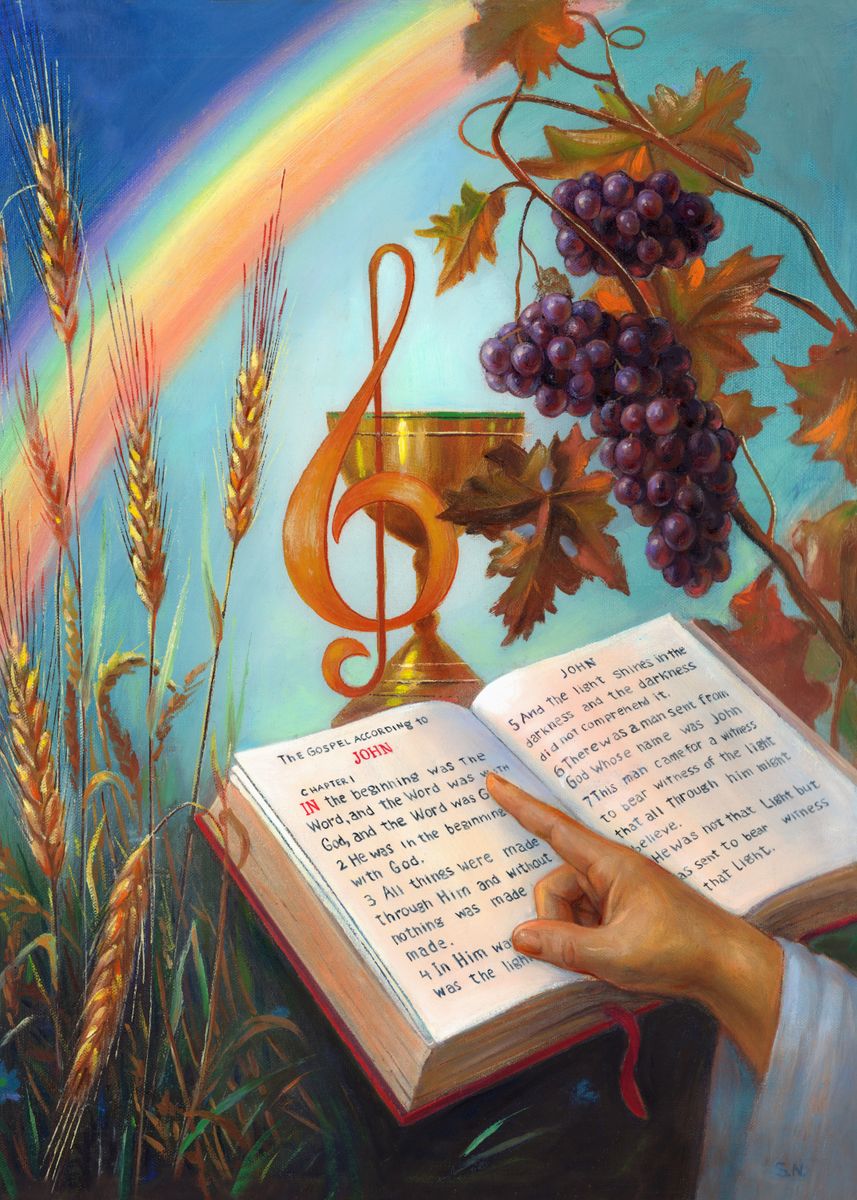 'Holy Bible' Poster, picture, metal print, paint by Svitozar Nenyuk ...